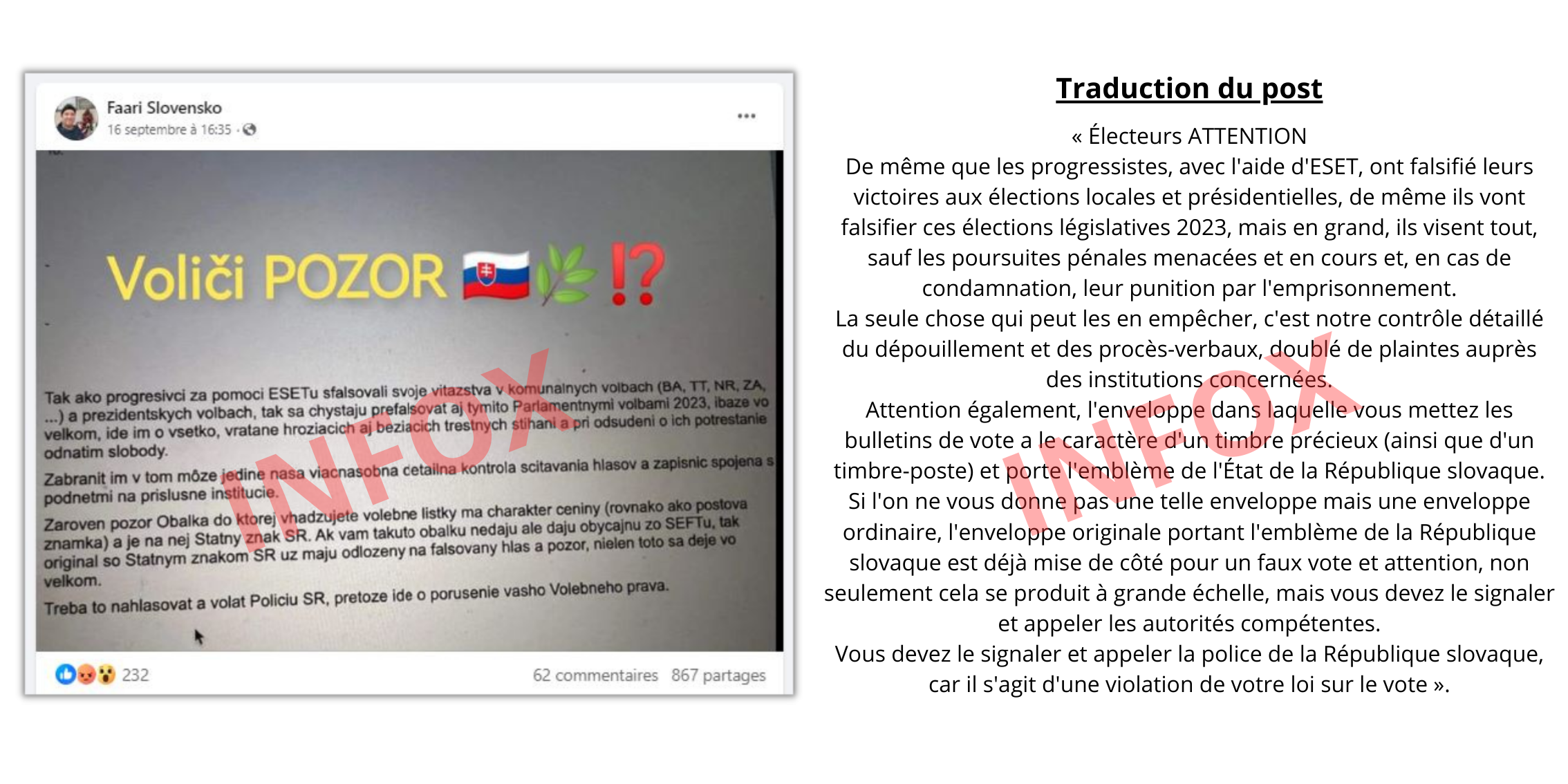 Slovaquie: la désinformation comme outil politique en période électorale - Les dessous de l ...